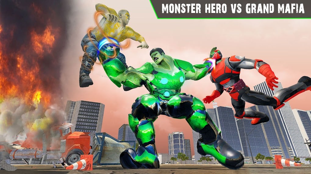 Incredible Monster Superhero City Battle for Android - Download