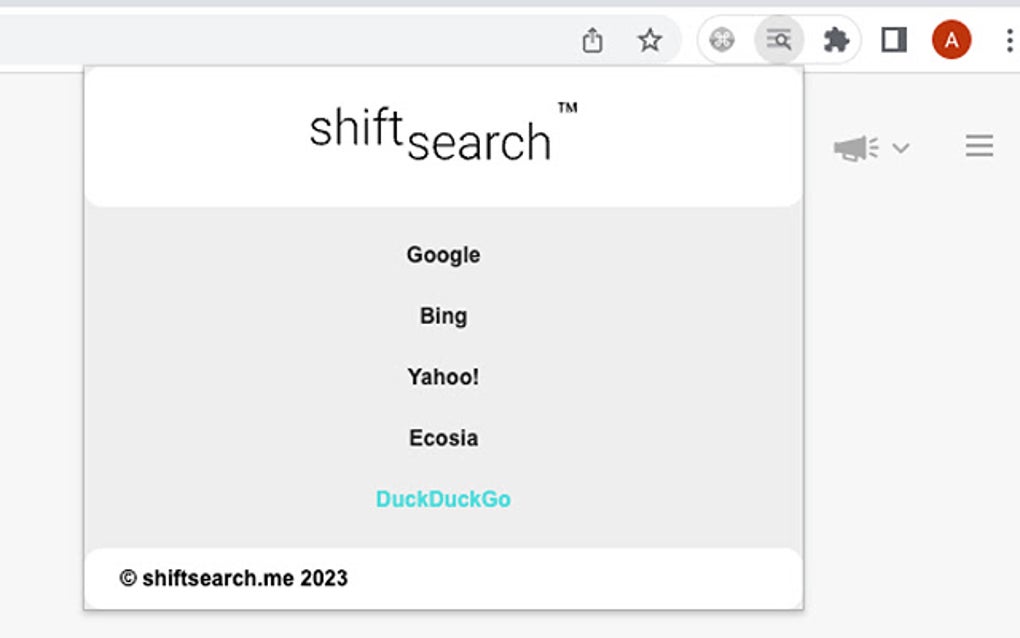 Shiftsearch for Google Chrome - Extension Download
