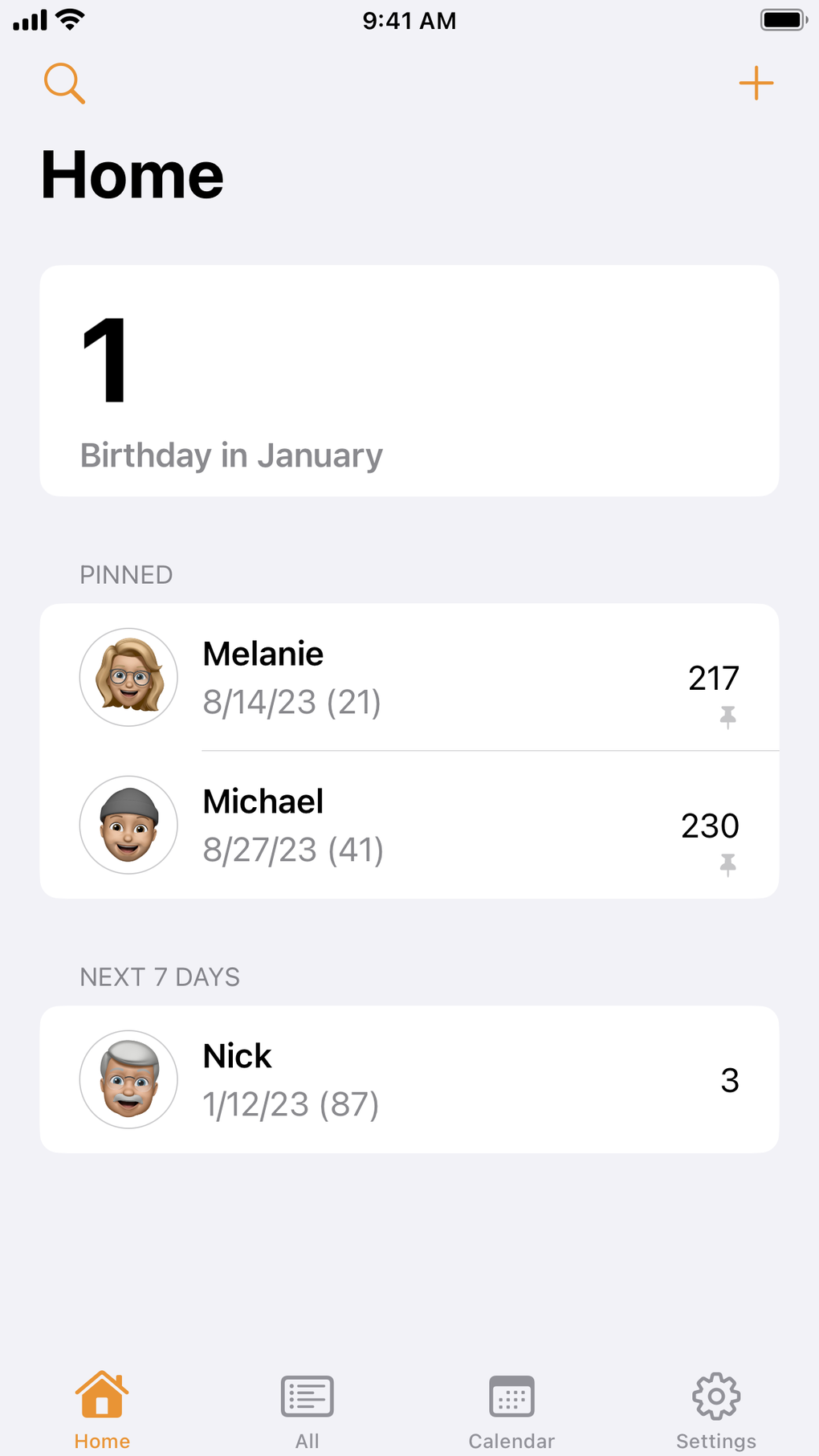 Birthdays: Birthday App para iPhone - Descargar