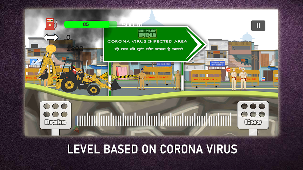 Hill Escape India - 2D Racing Game for Android - Download