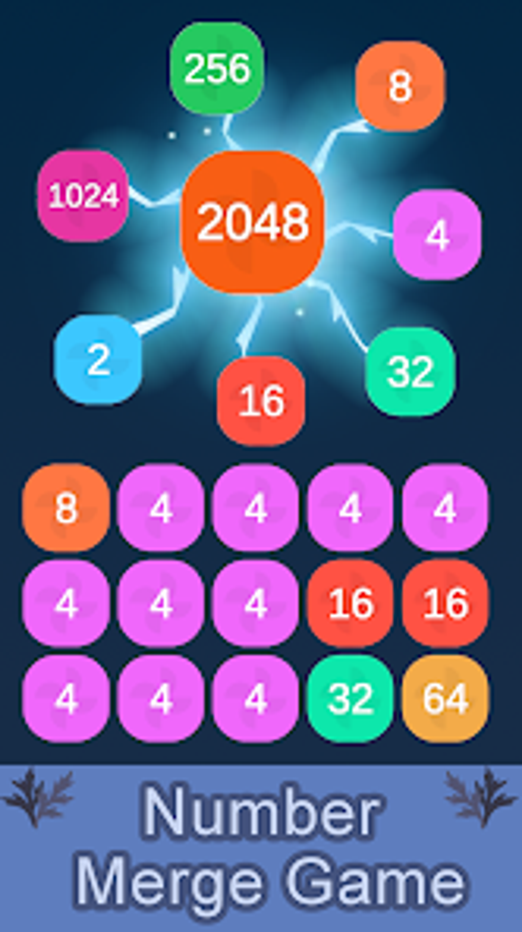 Android I in Colorful 2048 Merge ndir