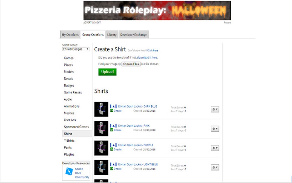 ROBLOX Upload Enhancer for Google Chrome - Extension Download