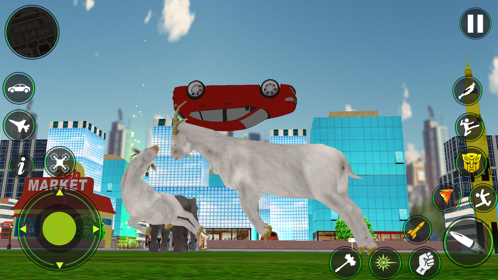 Goat Simulator Robot Car Games para iPhone - Descargar