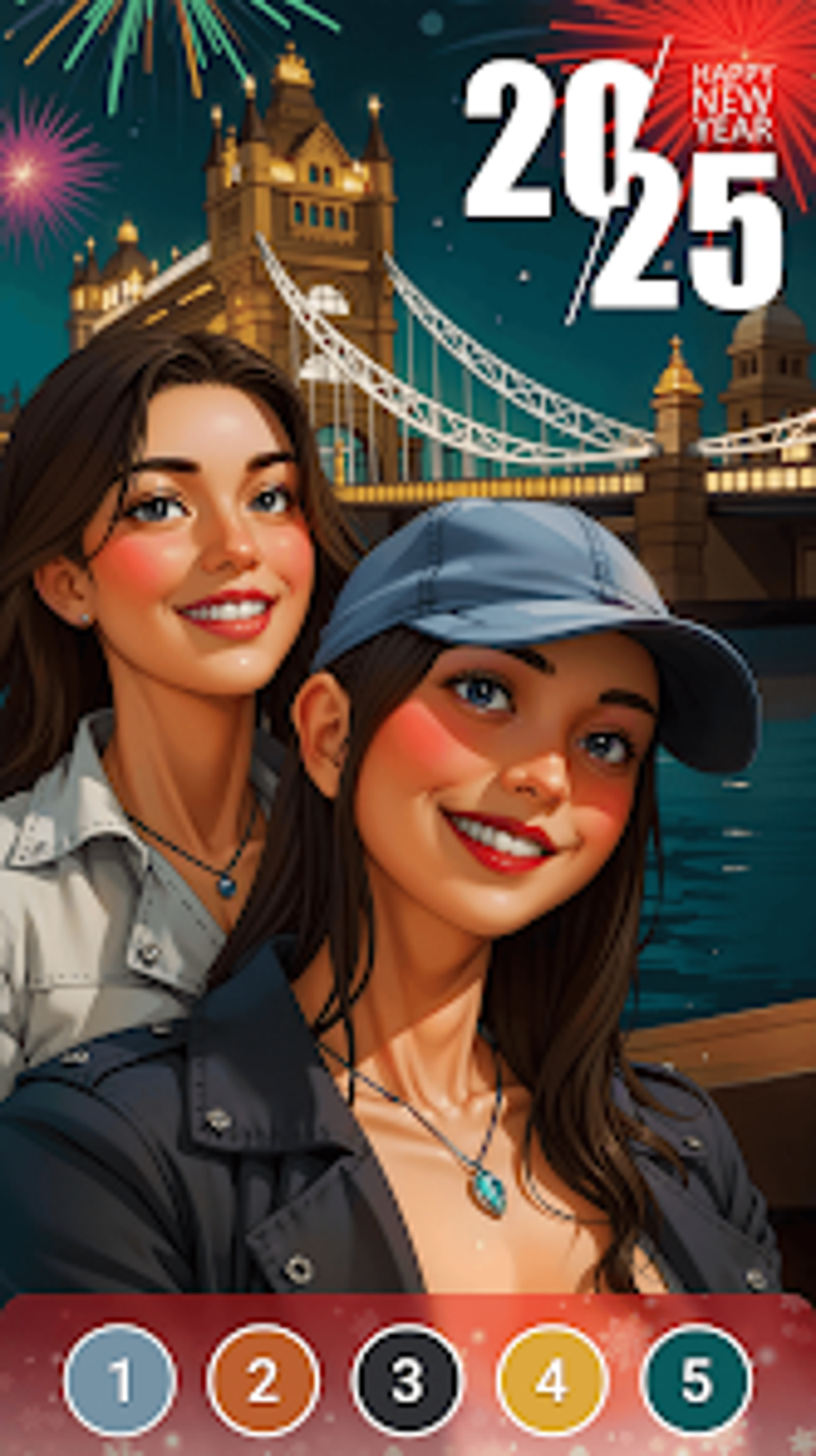 New Year Coloring Book 2025 para Android - Descargar