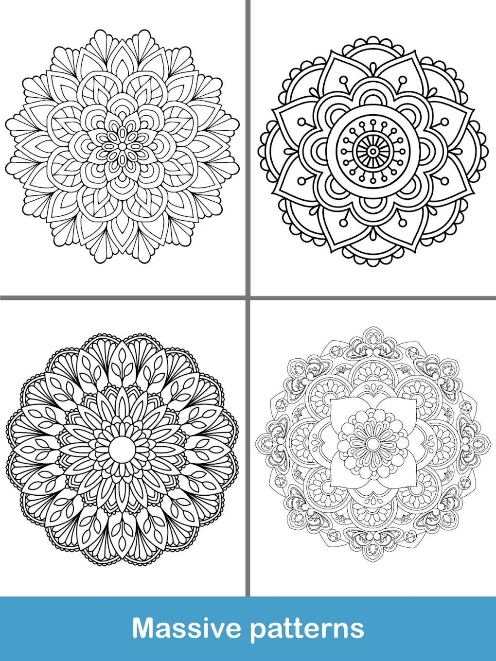100 Mandala coloring pages APK para Android - Descargar