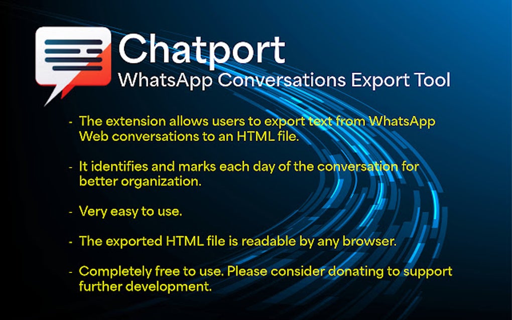 Chatport for Google Chrome - Extension Download