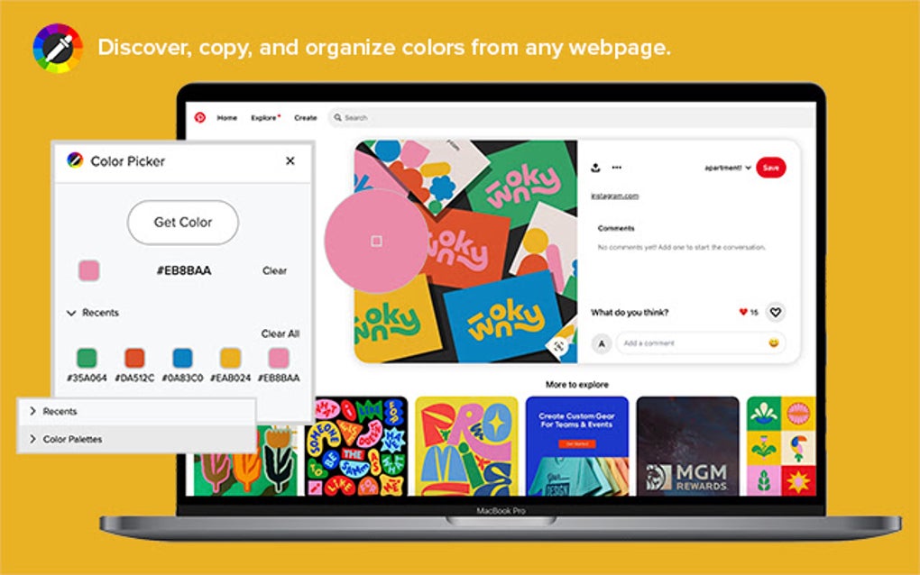 Color Picker and Palette Generator para Google Chrome - Extensión Descargar