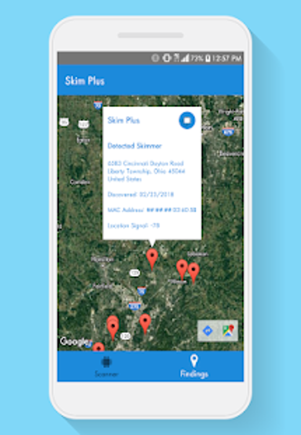 Skim Plus Bluetooth Skimmer Detection para Android - Descargar