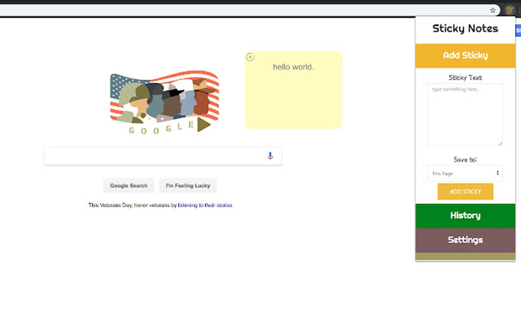 Sticky Notes for Google Chrome - Extension Download