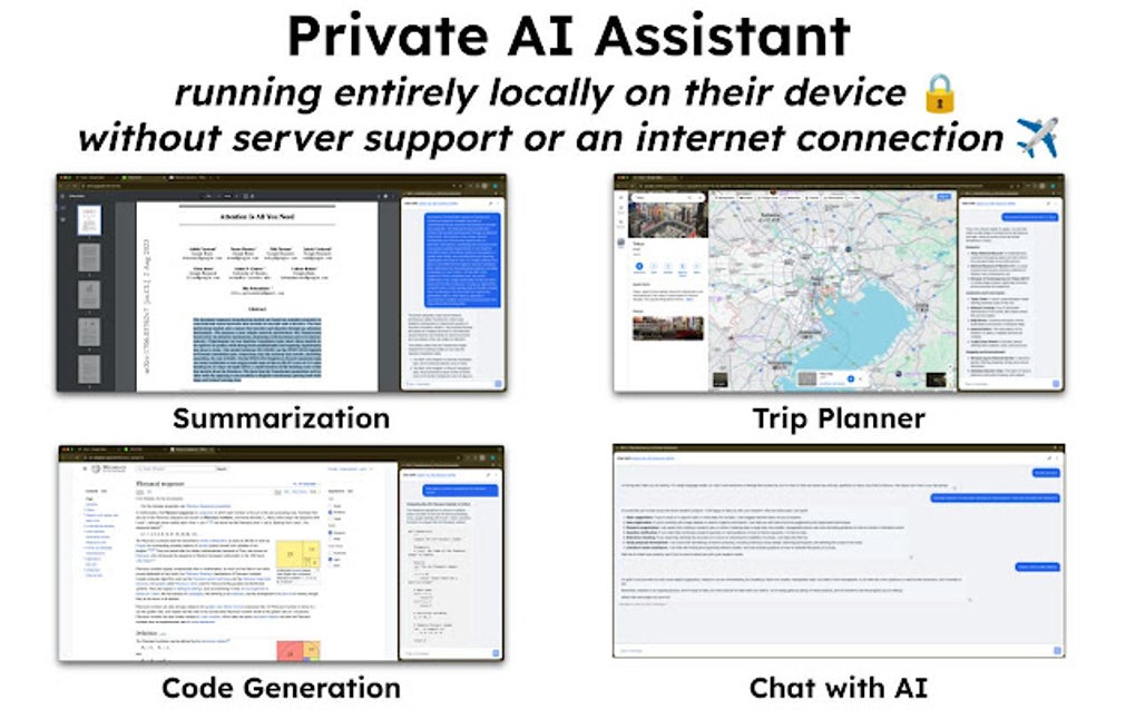 Private AI Assistant: Running LLM locally für Google Chrome - Erweiterung Download