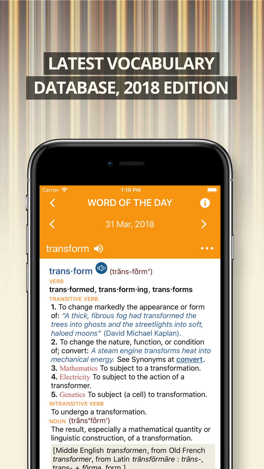 American Heritage Thesaurus para iPhone - Descargar