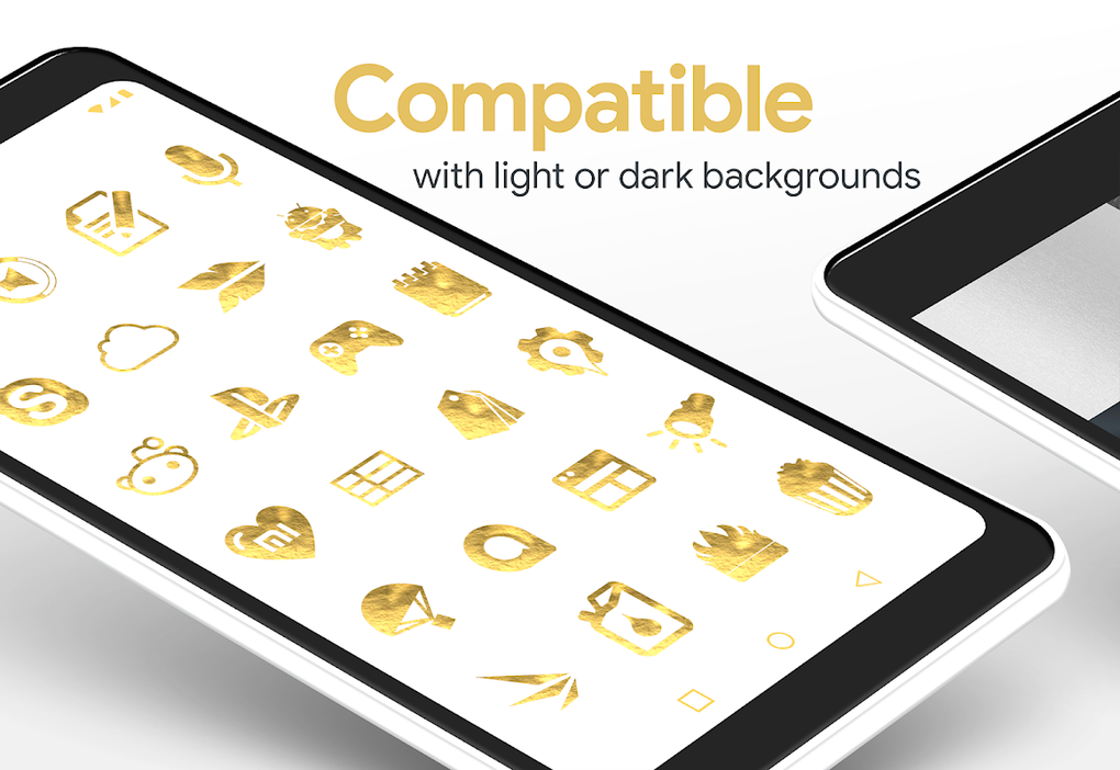 Gold Leaf - Icon Pack APK para Android - Descargar