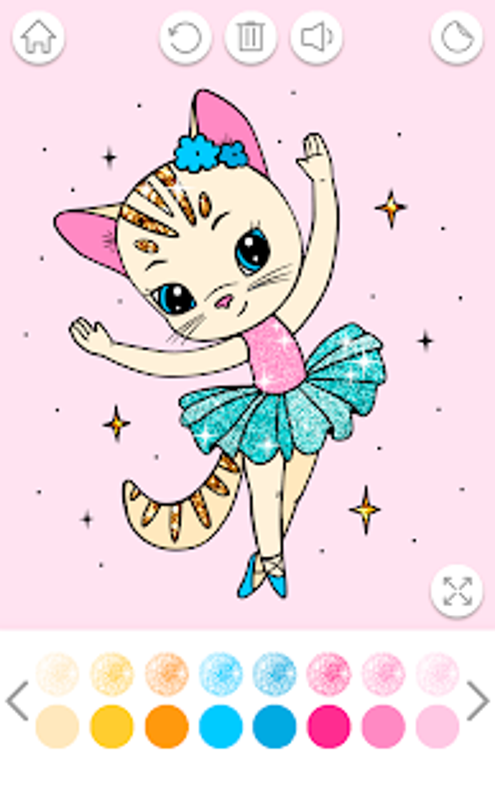 Ballerina Coloring Book Glitter - Girl Games APK for Android - Download