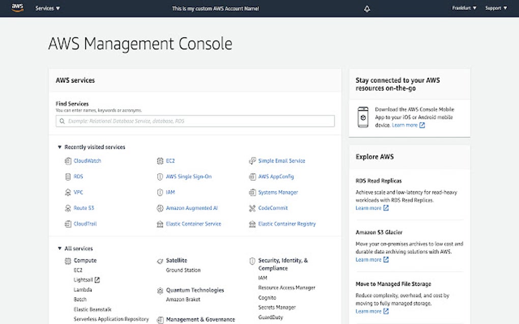 AWS Console Labels para Google Chrome - Extensión Descargar