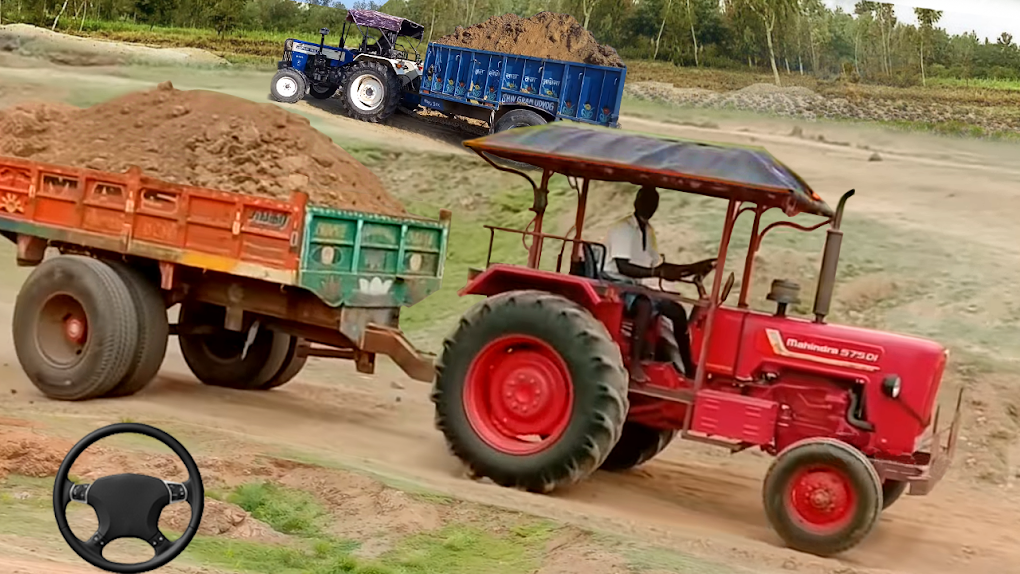 Hill Cargo Tractor Trolley Simulator Farming Game for Android - Download