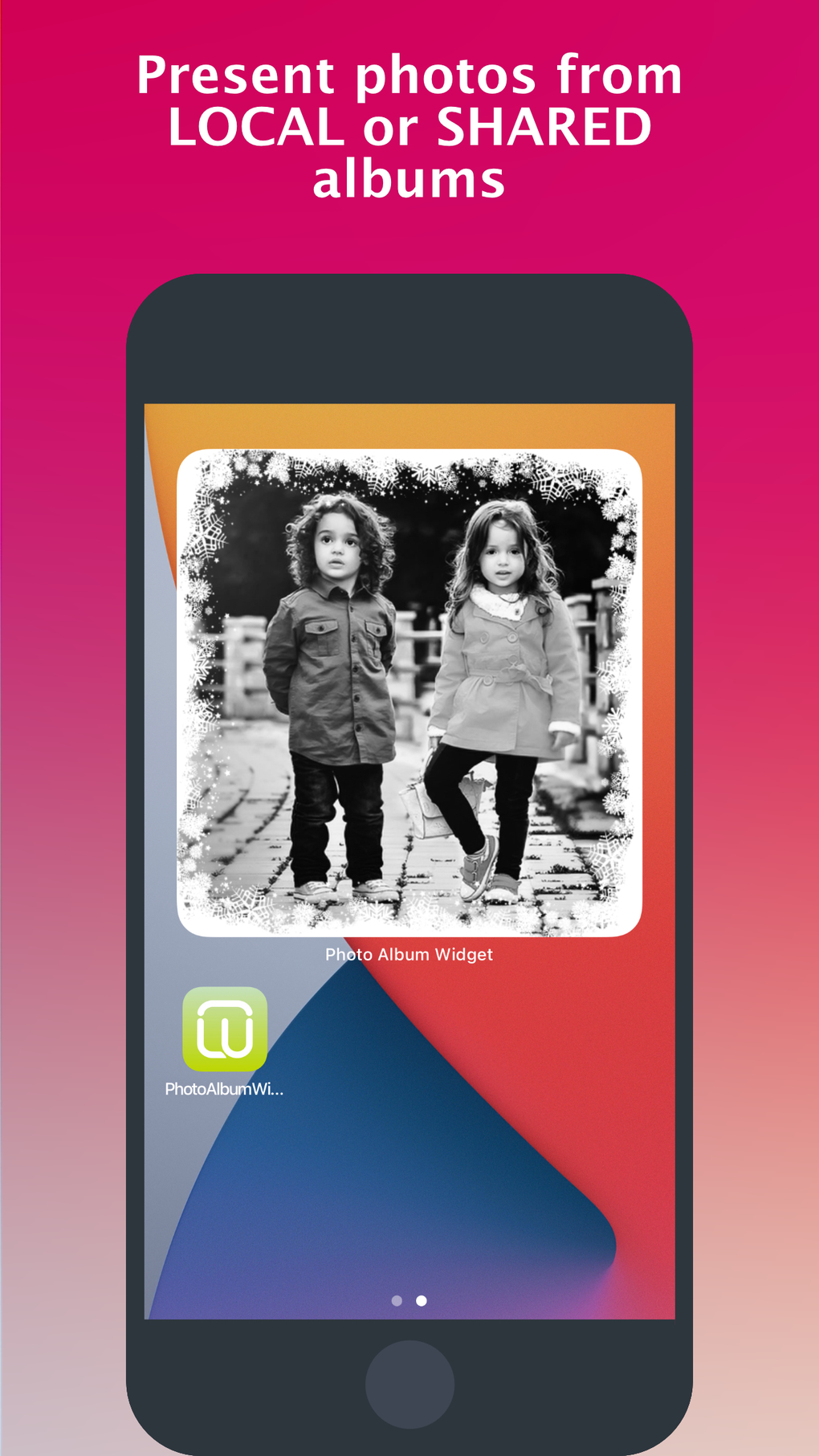 Photo Album Widget para iPhone - Descargar