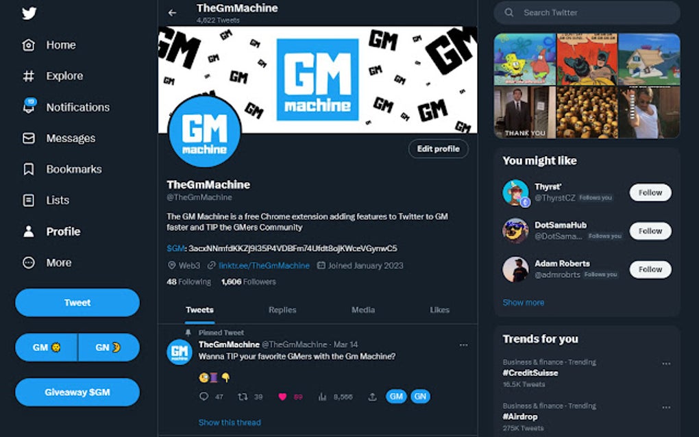 GM Machine para Google Chrome - Extensión Descargar