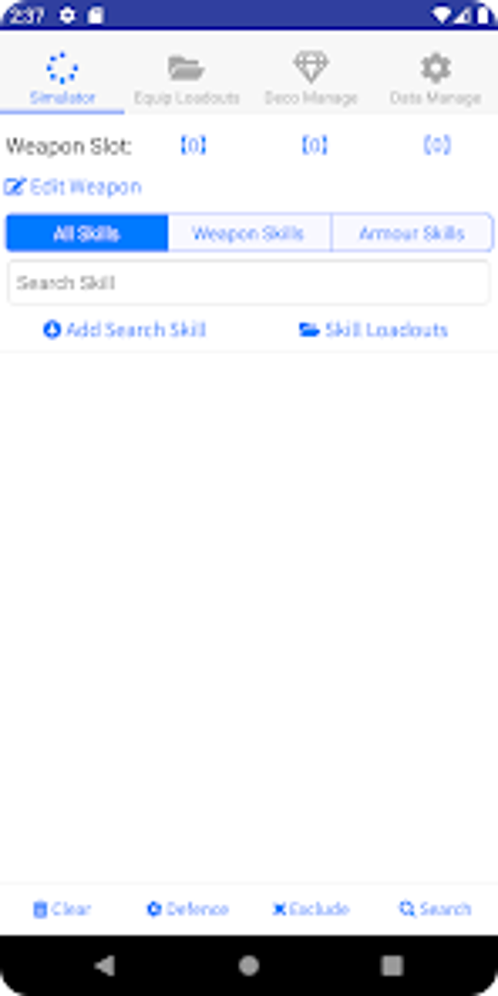 MHWilds Tools Skill Simulator para Android - Descargar