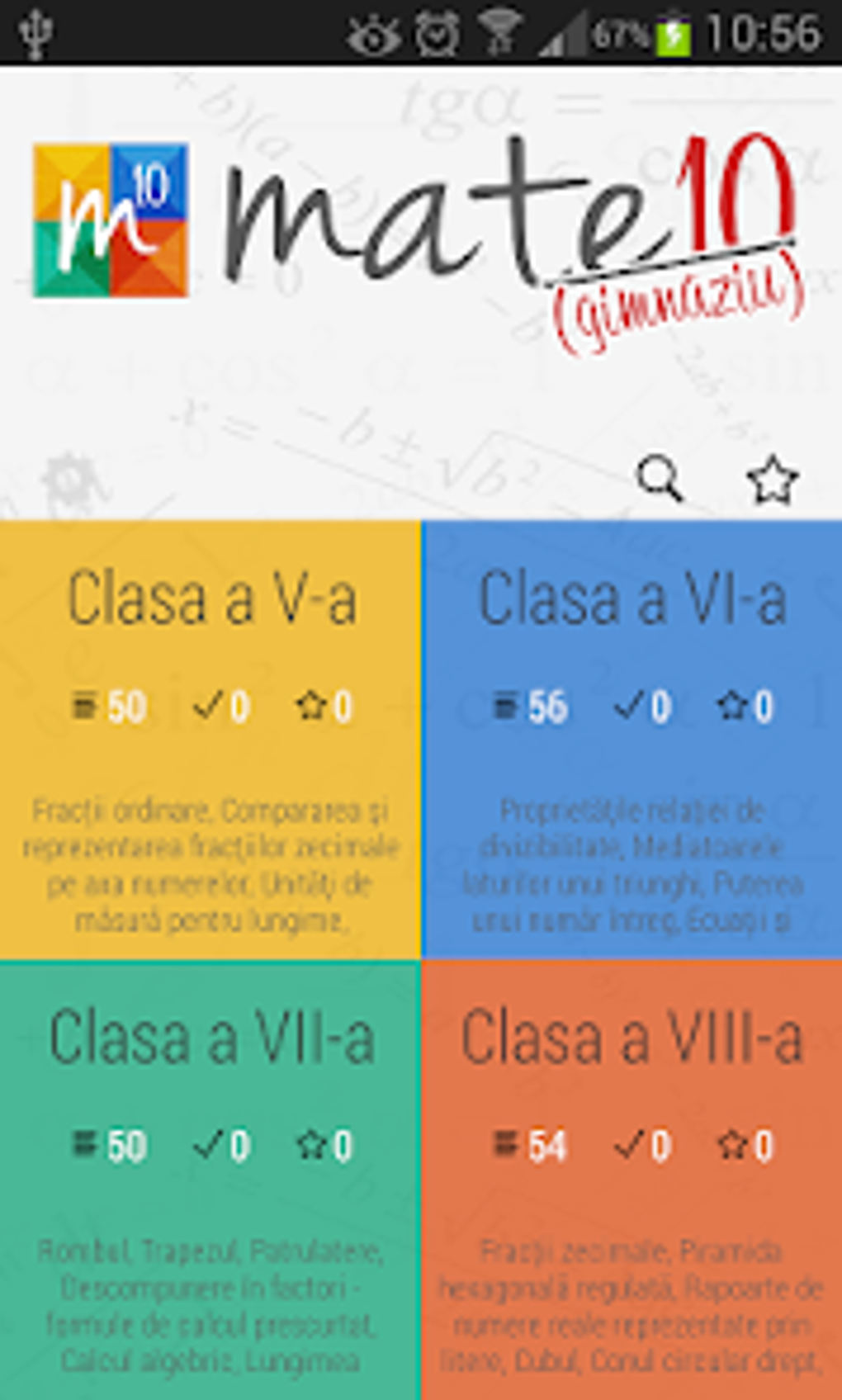 Android için Mate10 Formule matematice Gimn - İndir
