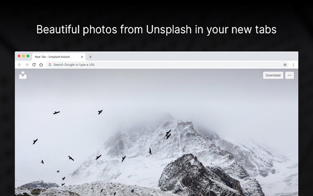 Unsplash Instant para Google Chrome - Extensión Descargar