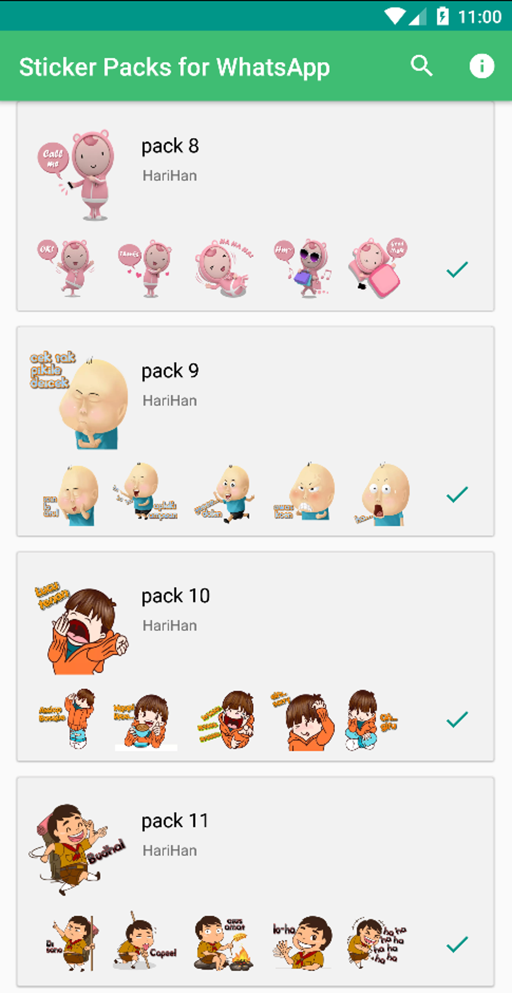 Cute babies stickers for Whatsapp for Android - Download