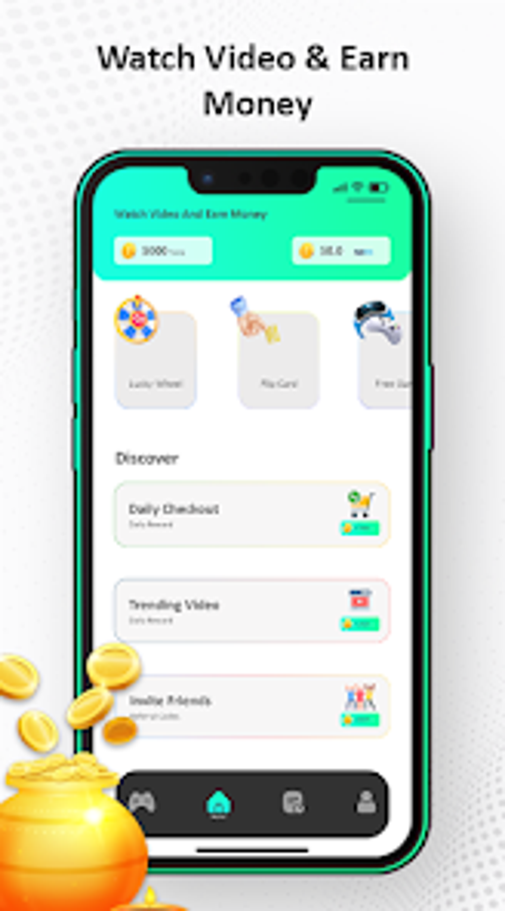 Watch Video And Earn Money para Android - Descargar