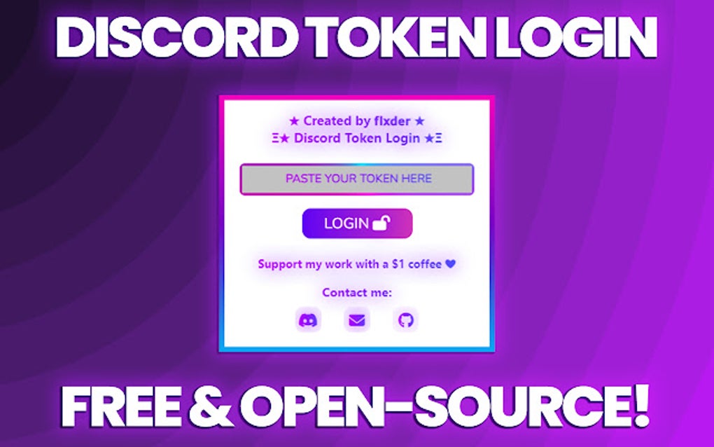 Discord Token Login Google Chrome 용 - 확장 프로그램 다운로드