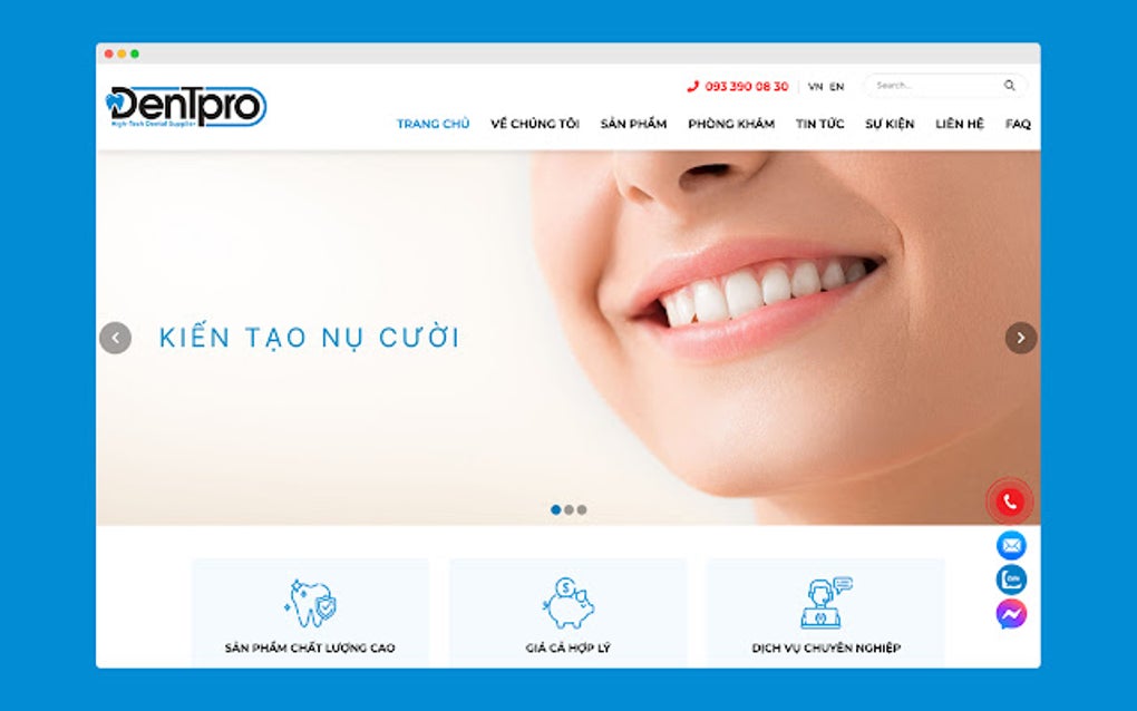 DENTPRO - giải pháp nha khoa chuyên nghiệp for Google Chrome - Extension Download
