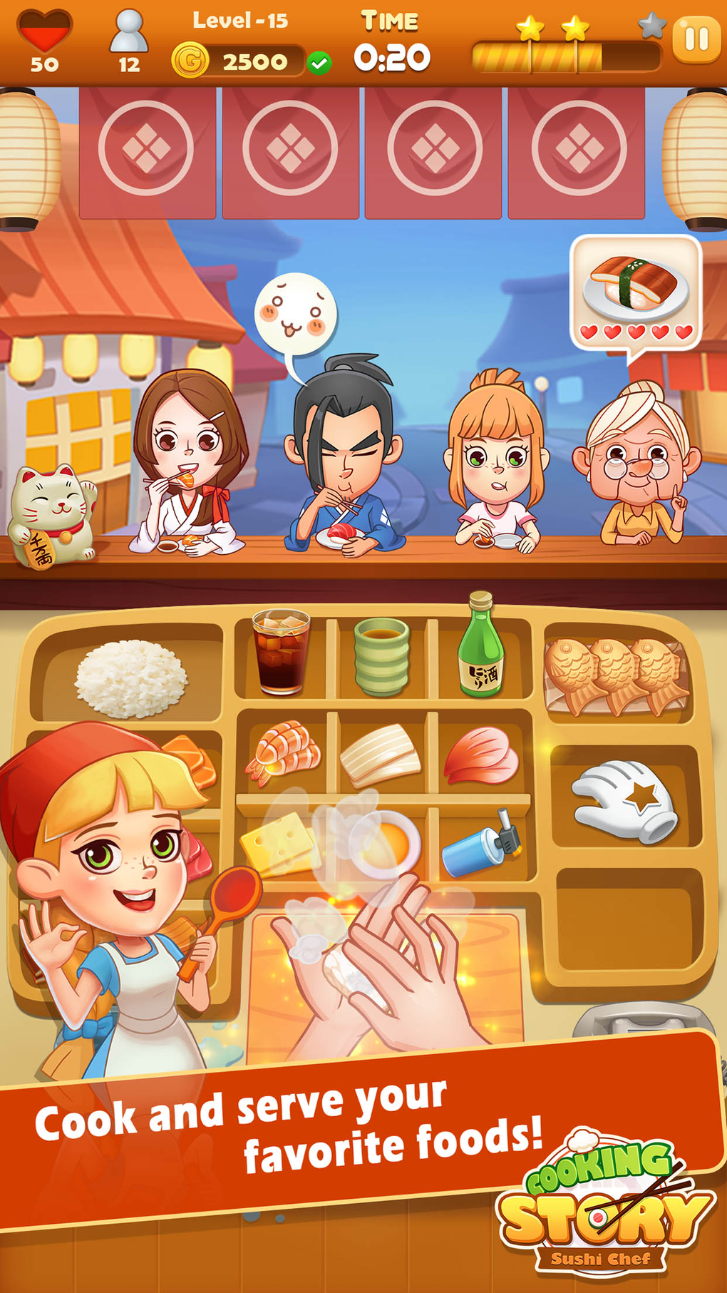 Sushi Master - Cooking story para iPhone - Descargar