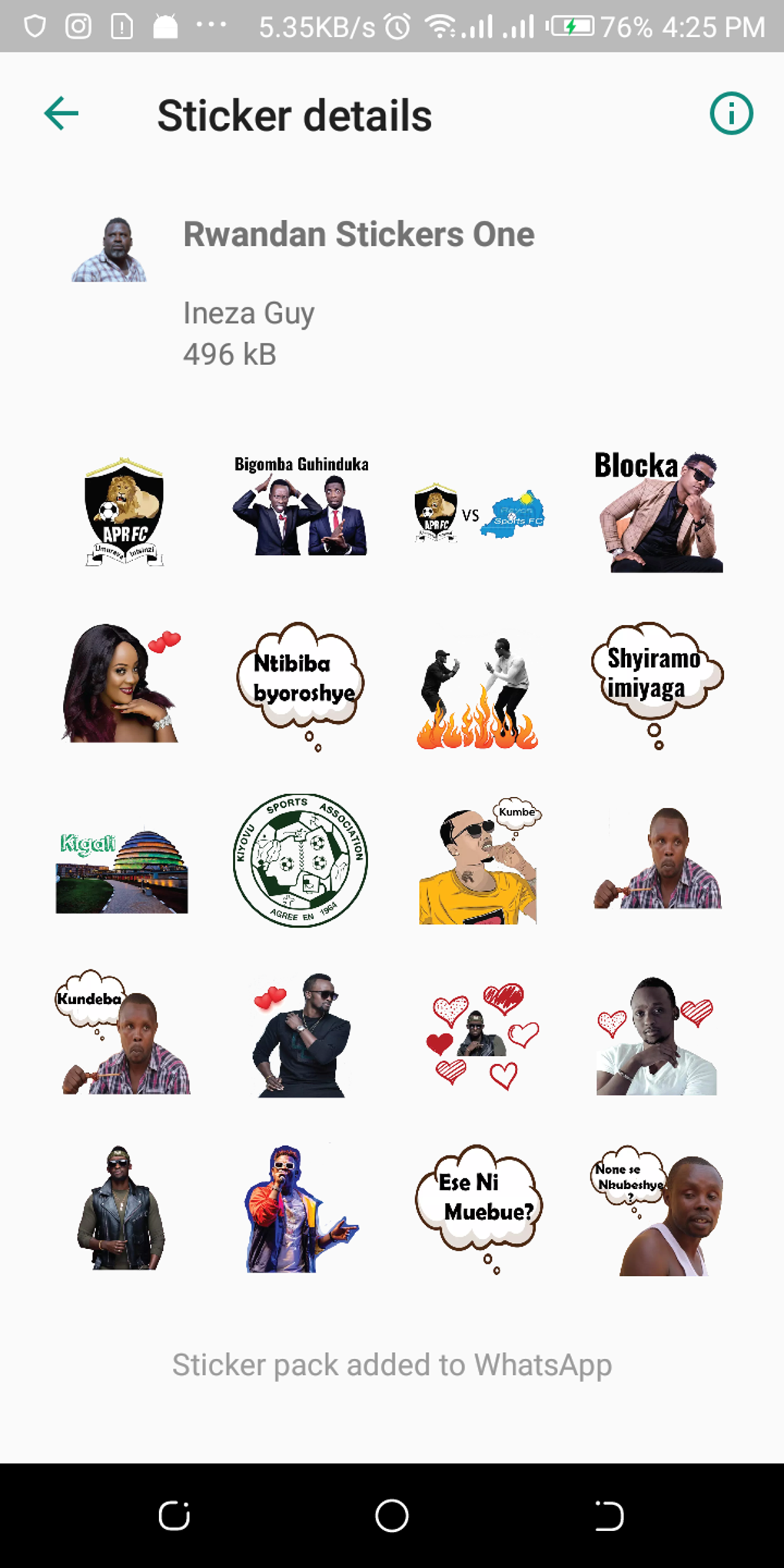 Rwandan Stickers for WhatsApp for Android - Download