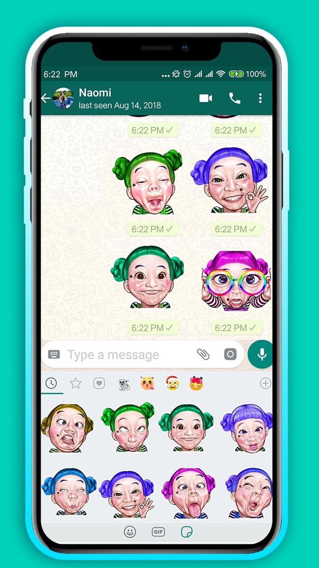 Funny Faces Emoji Stickers APK per Android - Download