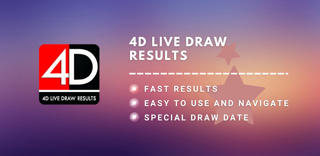 4D Live Draw Results for Android - Download