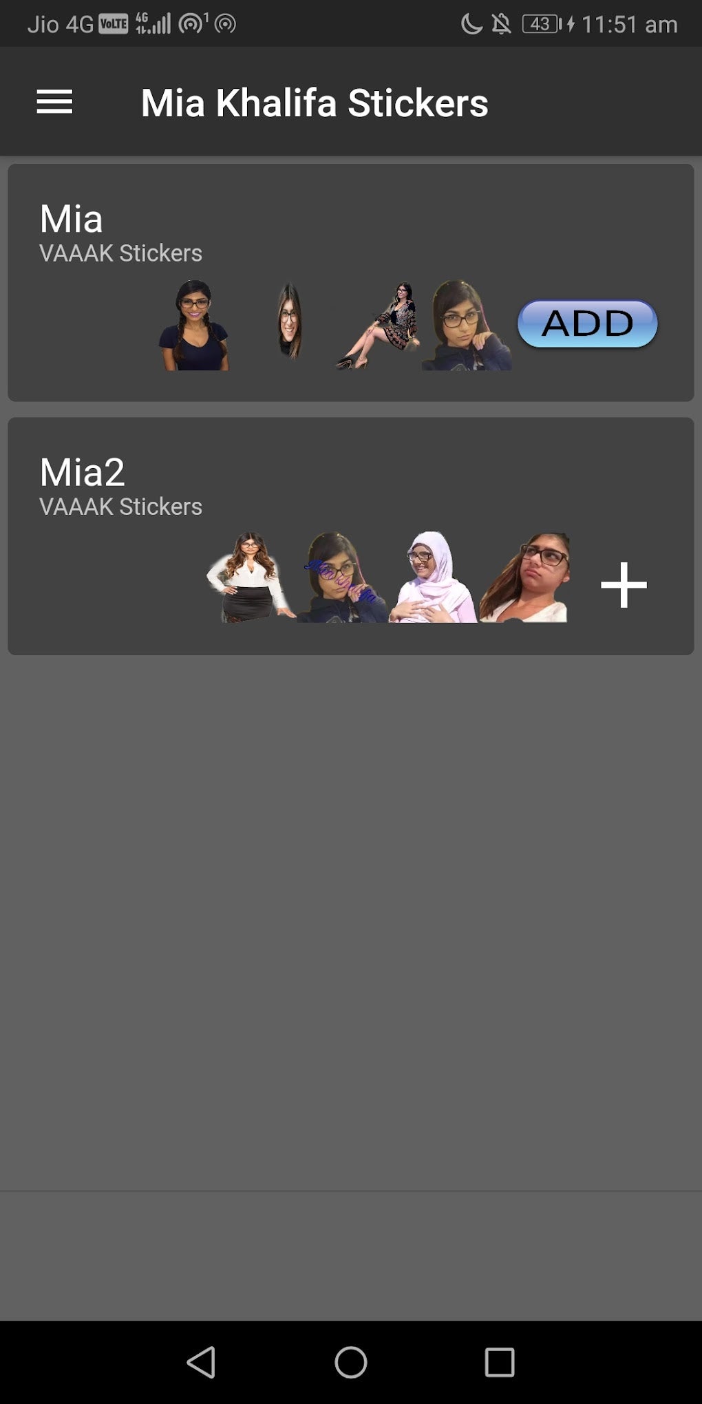 Mia Khalifa WAStickers para Android - Descargar