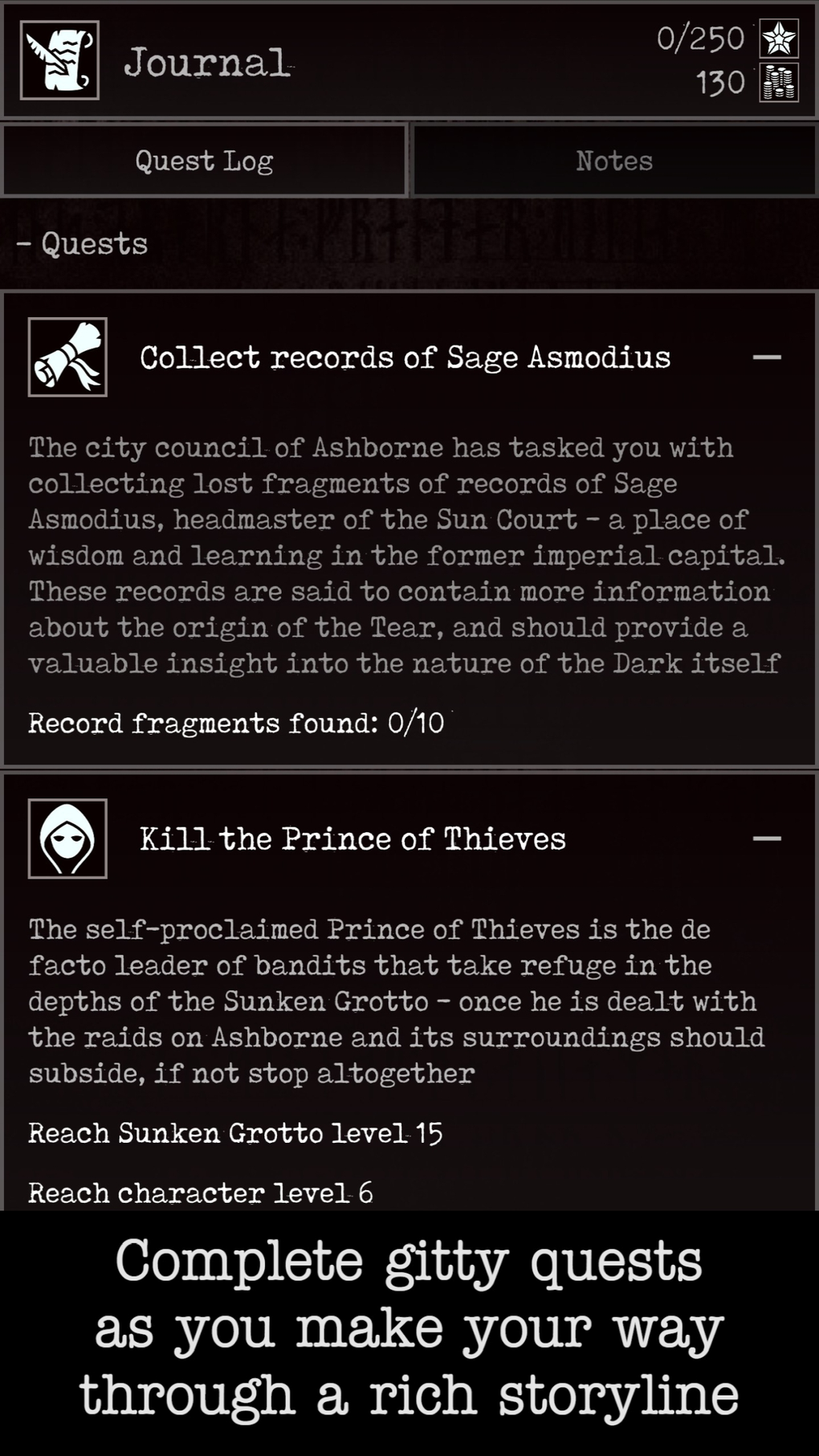 Grim Quest - Old School RPG for iPhone - Download