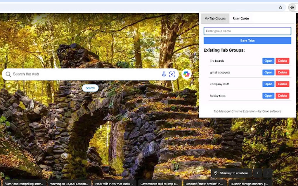 Oinki Tab Manager Google Chrome 용 - 확장 프로그램 다운로드