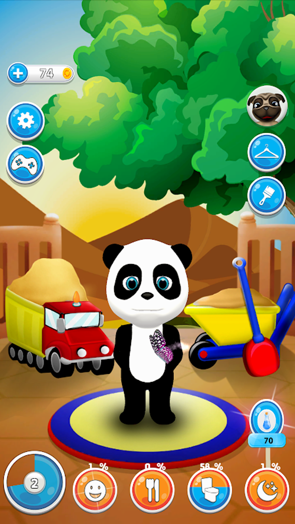 My Talking Panda Virtual Pet Game APK Para Android Download