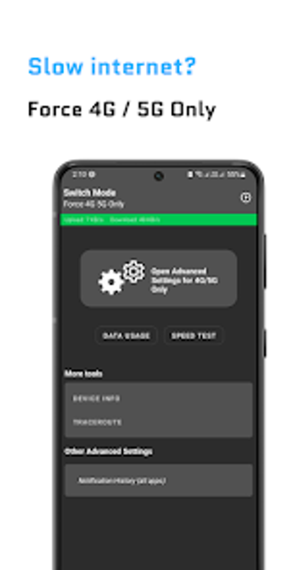 Force 5G 4G Only: Switch 4G5G for Android - Download