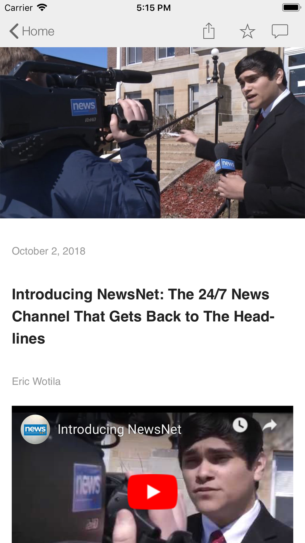 NewsNet App for iPhone - Download