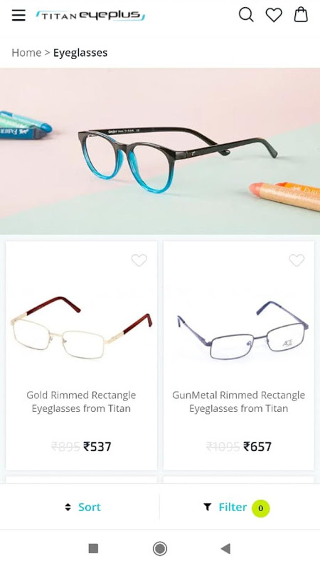 Titan Eye Plus Buy Latest Eyewear Designs Online APK Pour Android