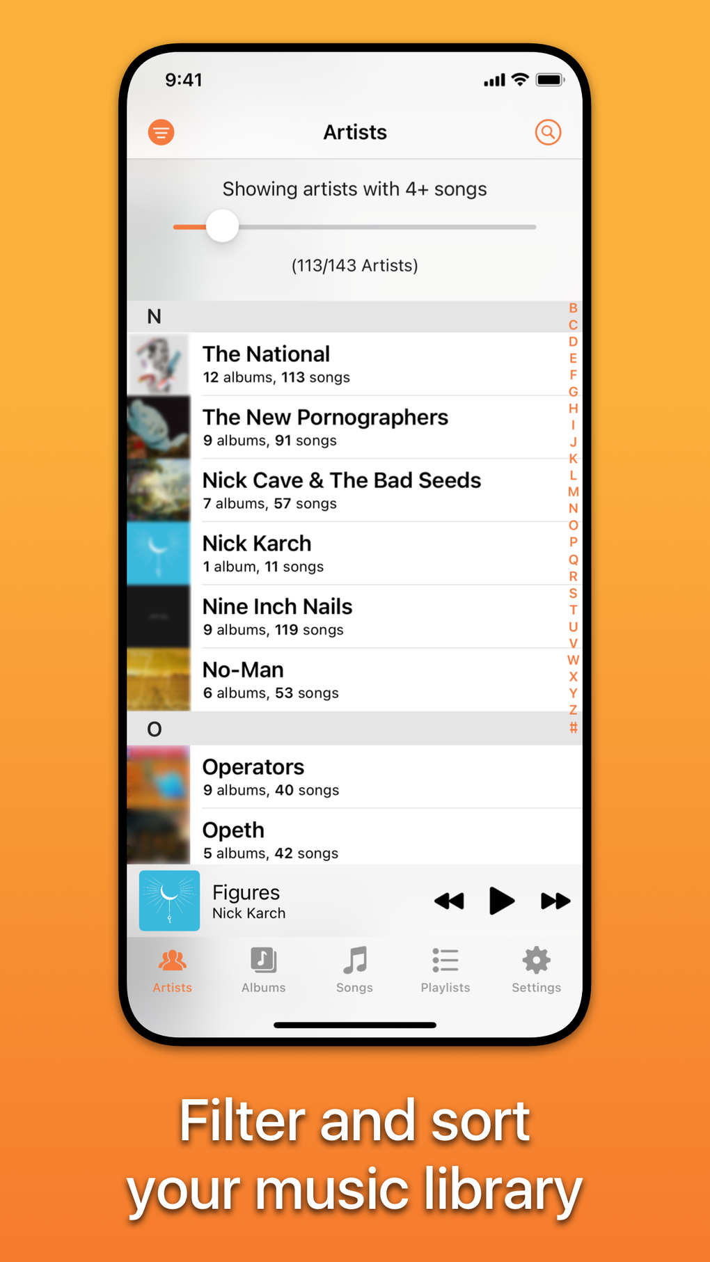 Picky Music Player para iPhone - Descargar