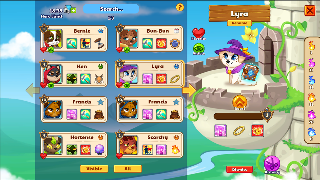 Dungeon Dogs - Idle Hero RPG para iPhone - Descargar