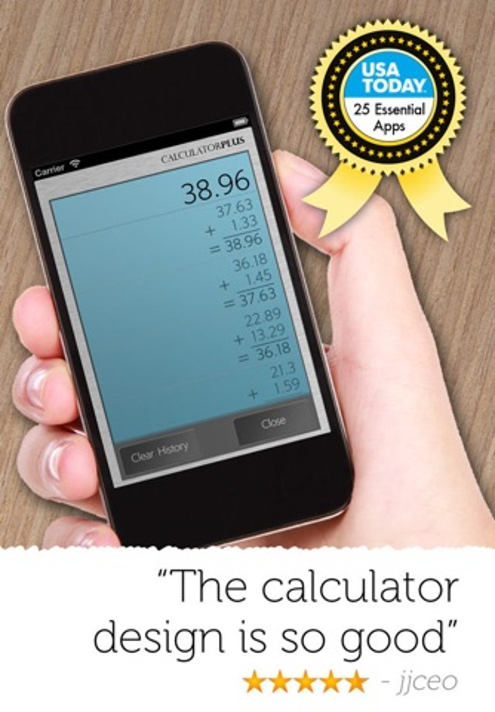 Calculator Plus - Full Screen para iPhone - Descargar