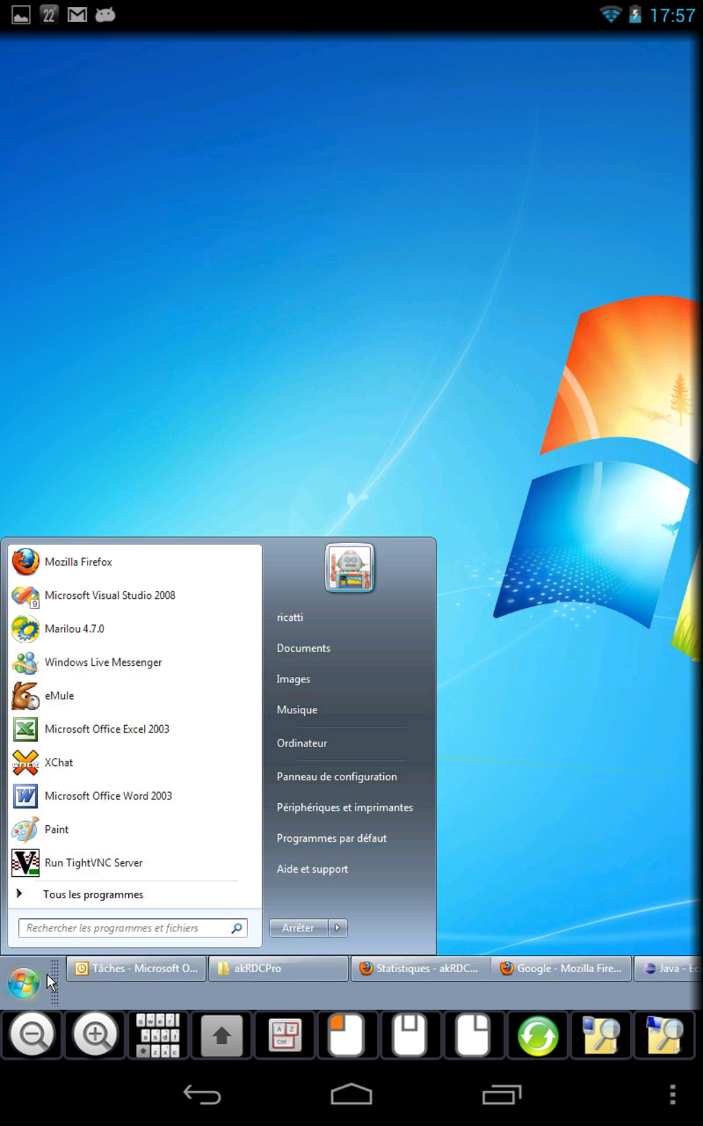 akRDC: VNC client APK for Android - Download