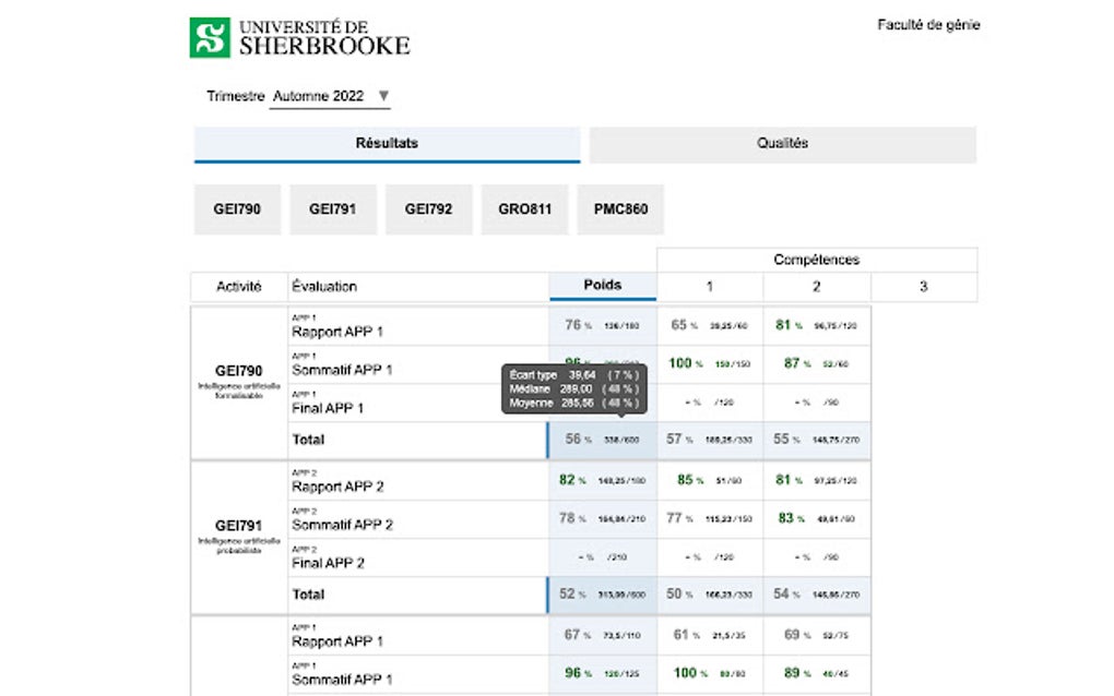 gegi grades percentage for Google Chrome - Extension Download