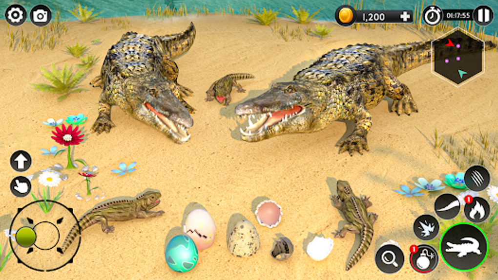 Hungry Animal Crocodile Games para Android - Descargar