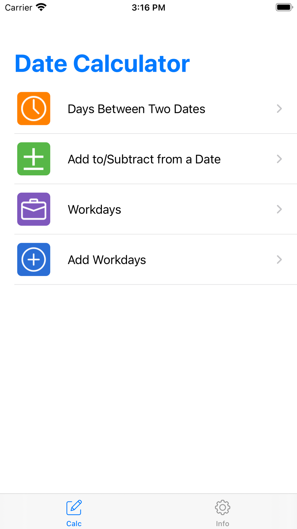 Date Calculator Days Calc Para IPhone Download