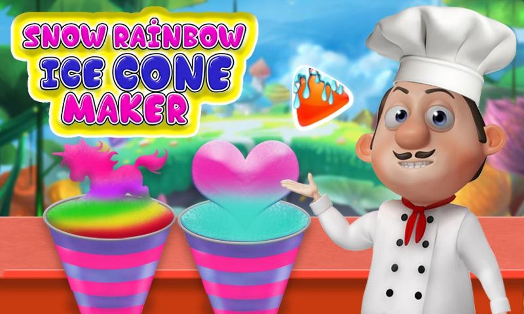 Snow Rainbow Ice Cone Maker: Icy Candy fun APK for Android - Download