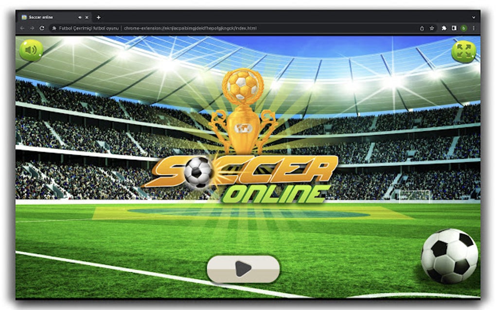 Soccer Online Game Football - HTML5 Game for Google Chrome - Extension Download