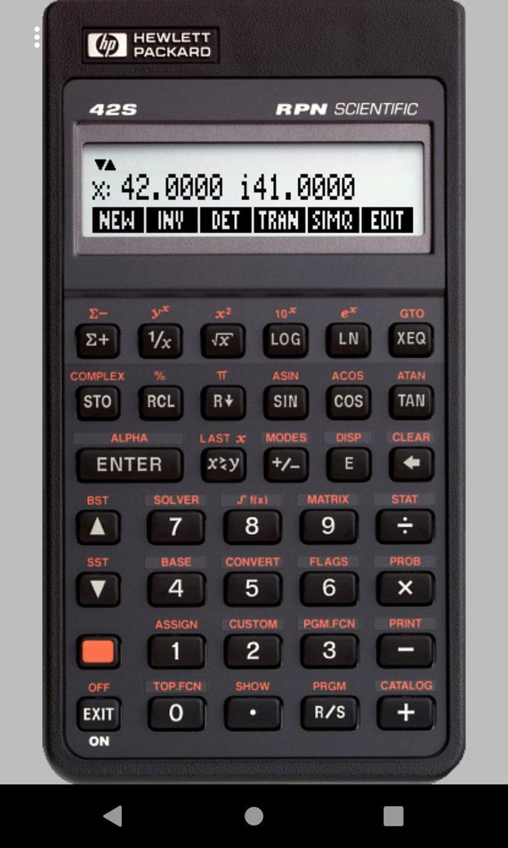 Emu42 for Android (Android) - Download