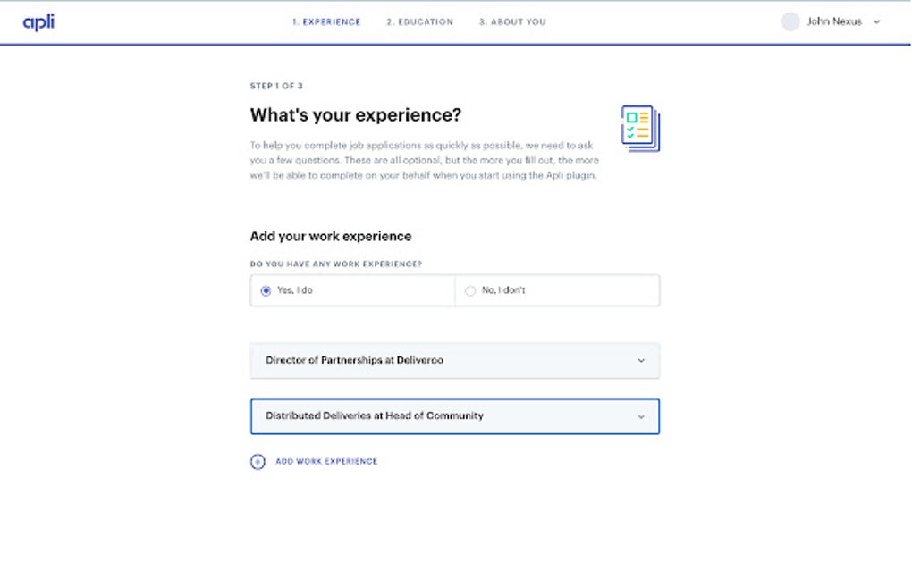 Apli - job applications, simplified for Google Chrome - 拡張機能 無料・ダウンロード Apli - job applications, simplified for Google Chrome - 拡張機能 無料・ダウンロード